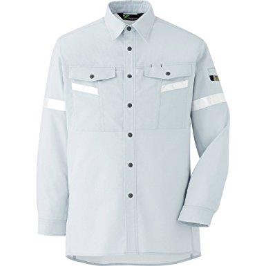 VES2551UE3Lミドリ安全 ベルデクセル帯電防止 反射材仕様 長袖シャツ VES2551上 3L8357086