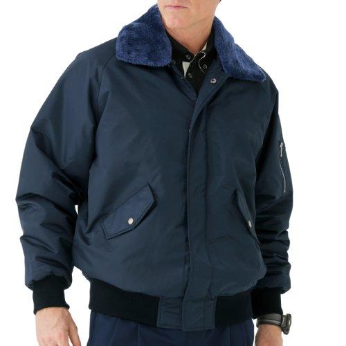 PJ07UELミドリ安全 防寒 ナイロン パイロトジャンパー ネイビー L7957688