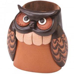 パール 本革メガネスタンド ふくろう