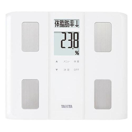 TANITA タニタ 体重 体組成計 50g 日本製 ホワイト BC-331 WH ダブル液晶採用でわかりやすく見やすい -
