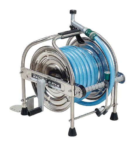 ハタヤリミテッド ステンレス(SUS304)ホースリール 20m耐圧ホース レバーノズル付 SSA-20P 1台の通販はau PAY マーケット - ECJOY! | au PAY マーケット ...