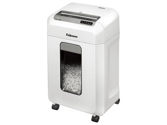 FELLOWS フェローズ 12MCS 電動デスクサイドシュレッダー クロスカット 最大幅:A4 11枚〜50枚 21L〜30L ホッチキス可 ホワイト