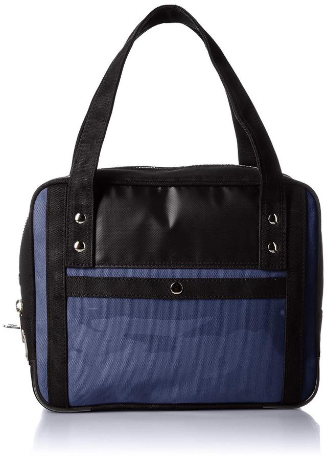 SANEI 帆布メール用ボストン(SS)馬蹄錠金具付 紺