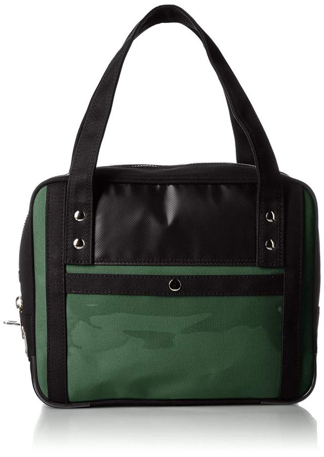 SANEI 帆布メール用ボストン(SS)馬蹄錠金具付 モスグリーン