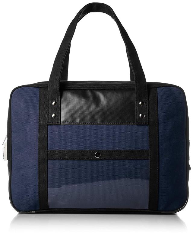 SANEI 帆布メール用ボストン(M)SED-1錠付 紺