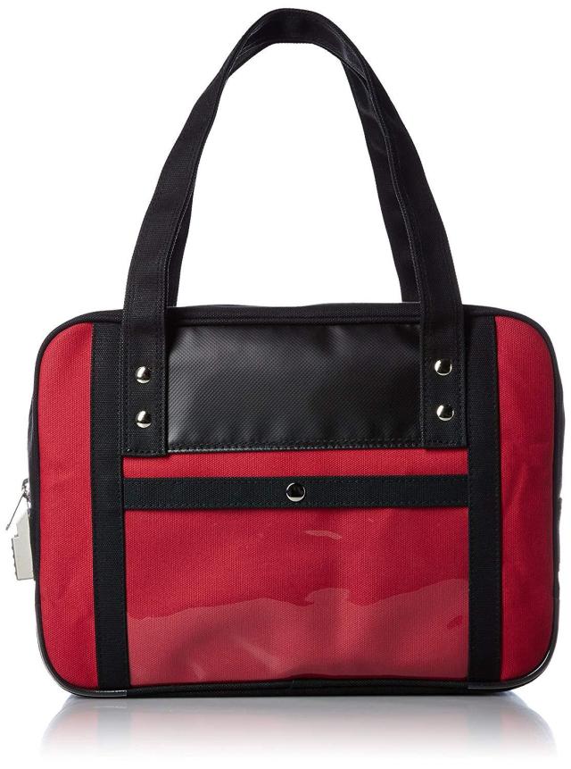 SANEI 帆布メール用ボストン(S)SED-1錠付 赤