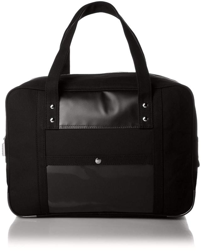 SANEI 帆布メール用ボストンMマチ広 SED-1錠付 黒