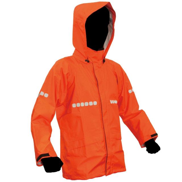 APT RAIN HI(アプトレインハイ) 前垣 AP1000ワーキングレインスーツ レスキューオレンジ ELサイズ