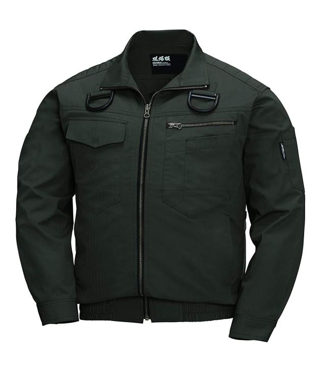 ジーベック(Xebec) XEBEC ジーベック 空調服長袖ブルゾン(ハーネス対応) XE98102  62 アーミーグリーン M