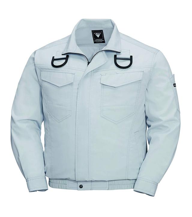 ジーベック(Xebec) XEBEC ジーベック 空調服長袖ブルゾン(ハーネス対応) XE98101 22 シルバーグレー LL