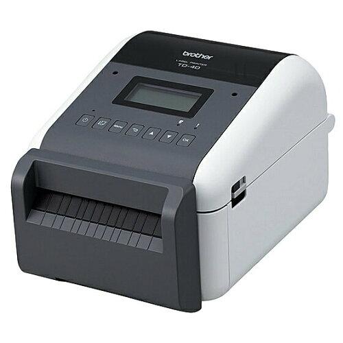 BROTHER ブラザー 4インチラベル幅感熱ラベルプリンター(300dpi/USB/有線LAN/Wi-Fi/Bluetooth/RS-232C/USBホスト)TD-4550DN(TD-4550DNWB)