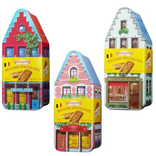 COMOLIFE コモライフ VERMEIREN(ベルメーレン) カラメルビスケット オリジナルハウス缶A 6個セット (1403919)