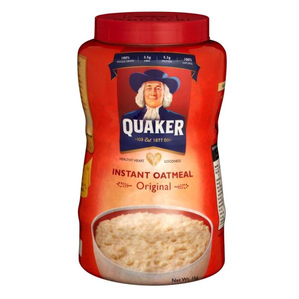 COMOLIFE コモライフ QUAKER(クエーカー) インスタントオートミール オリジナル 1000g×12個セット (1404001)