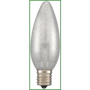 OHM オーム電機 OHM LEDシャンデリア形装飾用/C32/E17/1.2W/50lm/銀(昼白)色 LDC1N-G-E17 13S ...