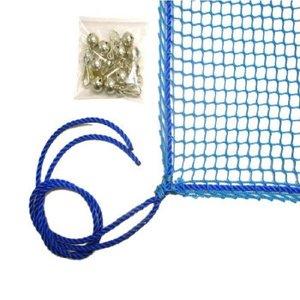 まつうら工業 ネットの鈴のW効果 鈴付き盗難防止ネット 約1.8×2.7m 15mm角目 ブルー  NET-BELL-1827BLUE 1枚