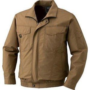 KUCHOFUKU 空調服 空調服 綿薄手タチエリウェアのみ キャメル 3L