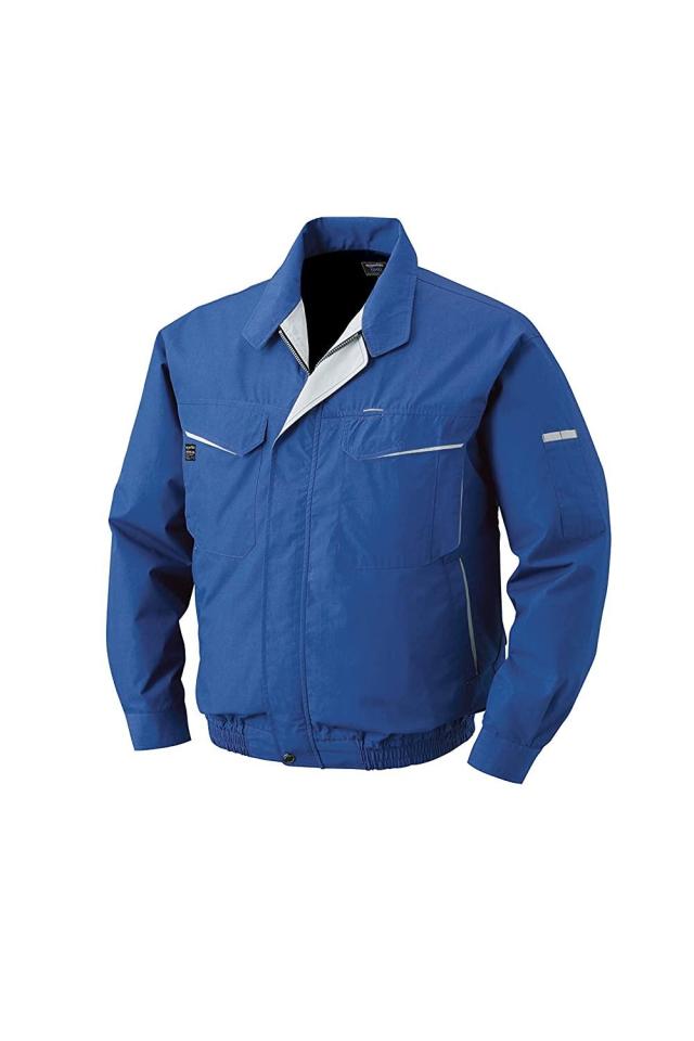 KUCHOFUKU 空調服 空調服 綿・ポリ混紡ワークウェアのみ ブルー 3L