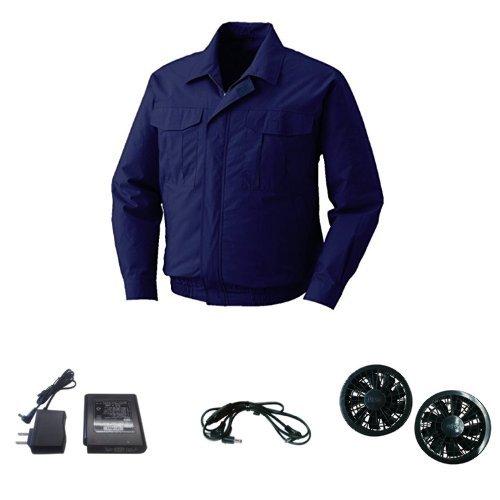 KUCHOFUKU 空調服 空調服 綿薄手ワークウエアのみ ダークブルー 3L