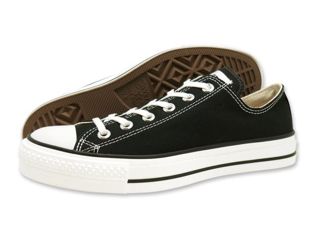 コンバース CONVERSE スニーカー キャンバス オールスター J オックス CANVAS ALL STAR J OX ブラック 黒 ローカット メンズ レディース 日本製