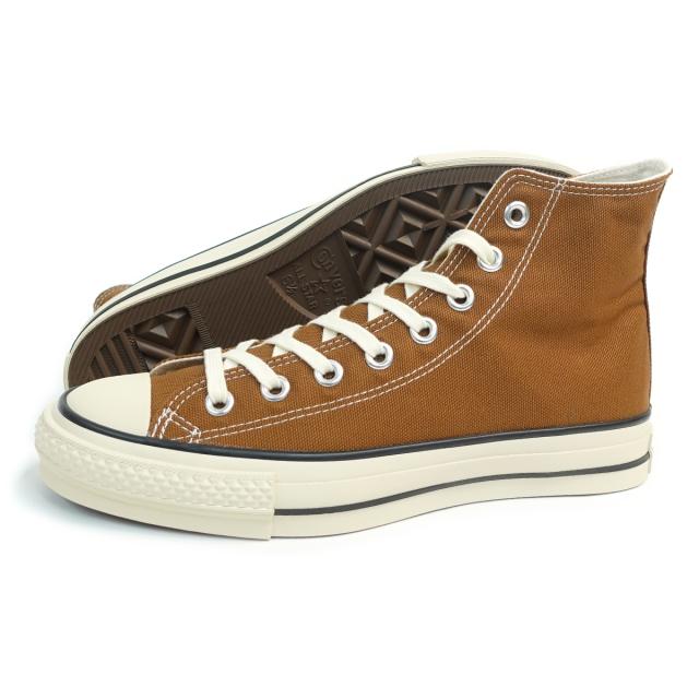 コンバース CONVERSE スニーカー メンズ レディース ハイカット キャンバス オールスター J HI サドルブラウン CANVAS ALL STAR J HI 日本製