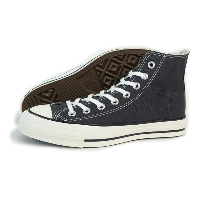 コンバース CONVERSE スニーカー メンズ レディース ハイカット キャンバス オールスター J HI グラファイト CANVAS ALL STAR J HI 日本製