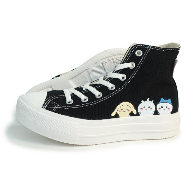 コンバース CONVERSE ちいかわ スニーカー レディース ハイカット オールスター ライト PLTS PT HI ブラック ALL STAR CHIIKAWA ハチワレ うさぎ