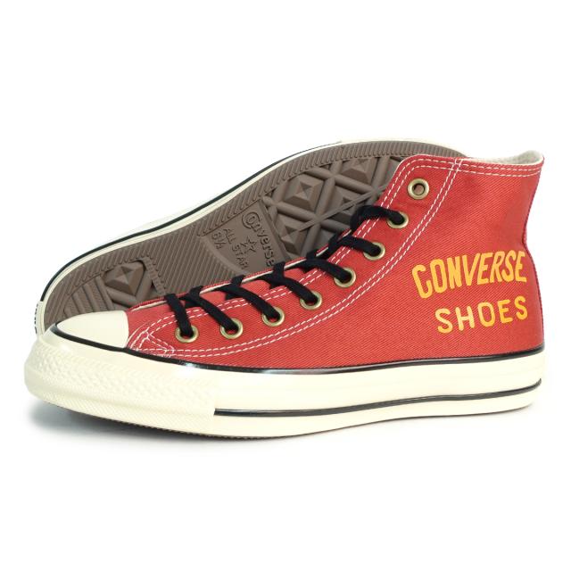 コンバース CONVERSE スニーカー ハイカット メンズ レディース オールスター エイジド CJ HI / ラングラー レッド ALL STAR AGED CJ HI / Wrangler