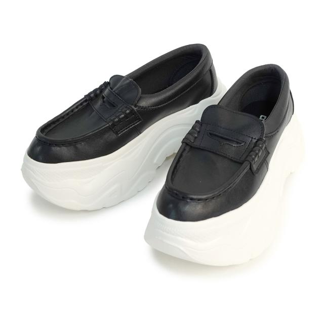 コンバース CONVERSE ローファー スニーカー 厚底 軽量 メンズ レディース オールスター シティハイク ローファー ブラック ALL STAR CITYHIKE LOAFER