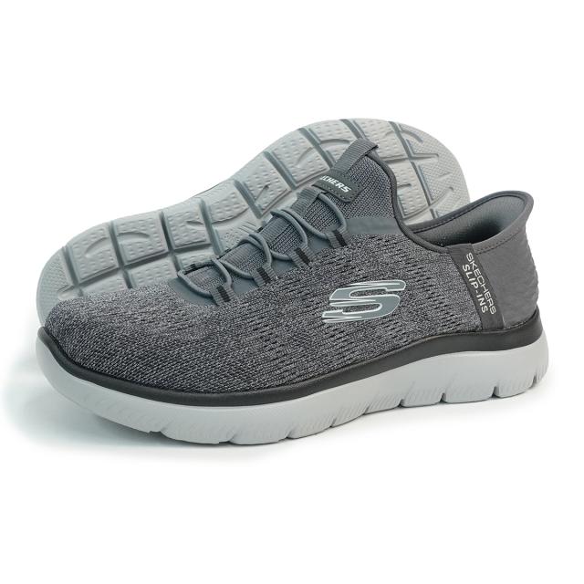 SKECHERS スケッチャーズ スリップインズ ハンズフリー スニーカー スリッポン サミッツ  キー ペース SUMMITS  232469W CCBK チャコール/ブラック