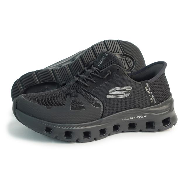 SKECHERS スケッチャーズ スニーカー レディース スリップインズ スリッポン グライドステップ プロ 150420 BBK ブラック GLIDE-STEP PRO