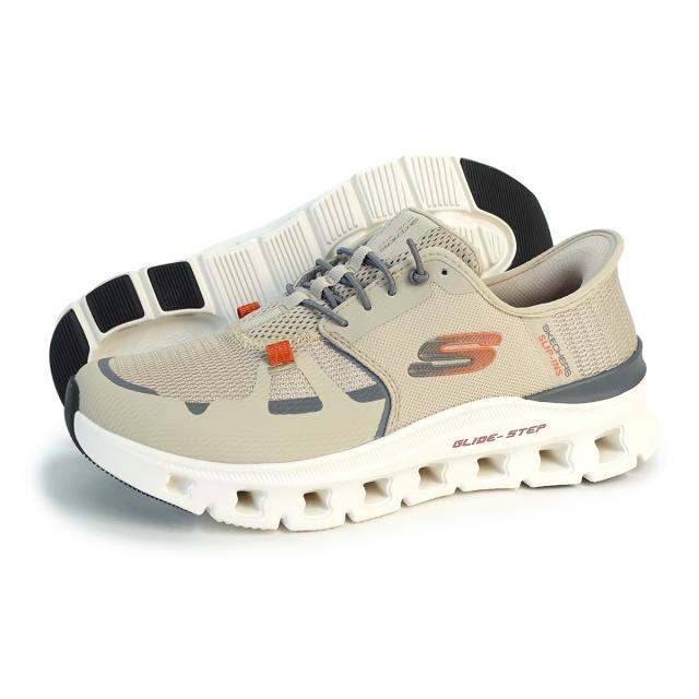 SKECHERS スケッチャーズ メンズ スリップインズ ハンズフリー スニーカー グライドステップ プロ 232930 TPOR トープ/オレンジ GLIDE-STEP PRO