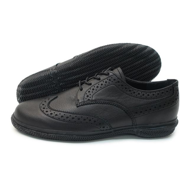 スピングル SPINGLE スニーカー メンズ レディース SP-6113 ブラック ウィングチップ ビジネス カジュアル スピングルムーブ スピングルビズ