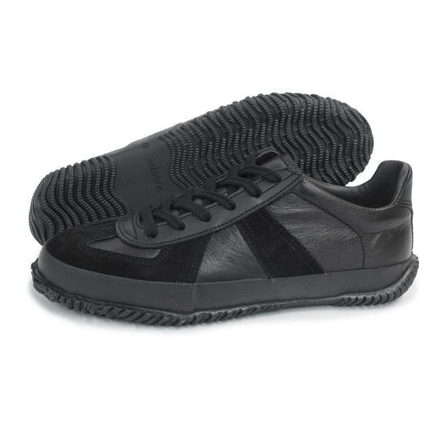 SPINGLE スピングル スニーカー SP-1047 ブラック 黒 ジャーマントレーナー メンズ レディース 日本製 カンガルーレザー スピングルムーブ SPINGLE MOVE