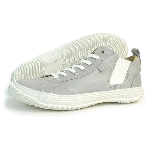 SPINGLE スピングル スニーカー SP-442 ライトグレー メンズ レディース 革 カンガルーレザー 定番 日本製 スピングルムーブ
