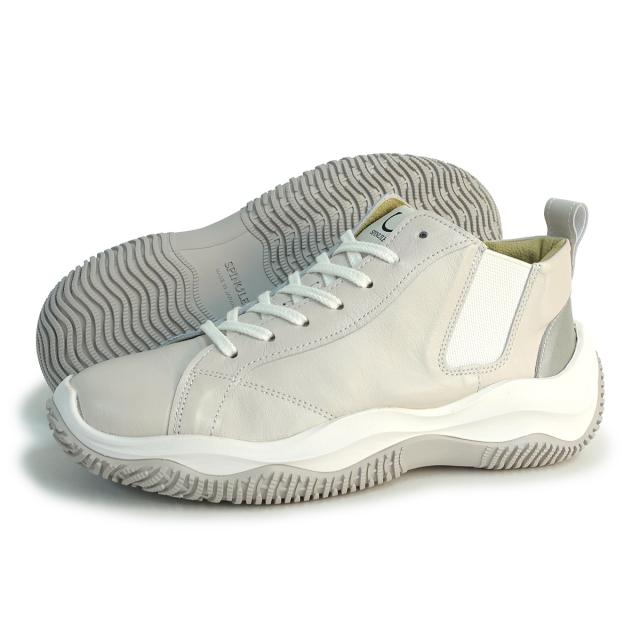 SPINGLE スピングル スニーカー メンズ レディース SP-1909 アイボリー  革 カンガルーレザー  軽量 プレゼント