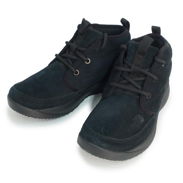 ノースフェイス THE NORTH FACE メンズ レディース ブーツ ヌプシ チャッカ ウォータープルーフ 2 スエード NF52574 KK TNFブラック×TNFブラック