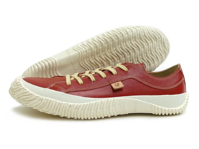 スピングルムーブ SPINGLE MOVE スニーカー SPM-110 レッド 赤 メンズ レディース カンガルーレザー ローカット 定番 日本製 広島県府中産