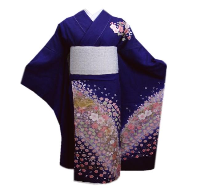 平和屋着物○本場真綿結城紬 草木染 間道 証紙付き 正絹 逸品 CAAX4728ut