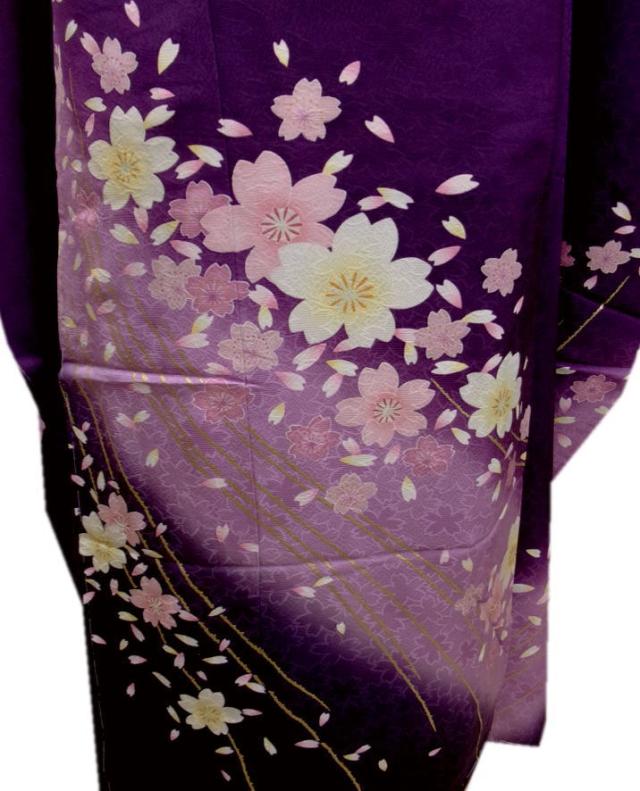 訳有り 少難あり】 振袖 正絹 お買上 お仕立上がり 袋帯 長尺 長襦袢