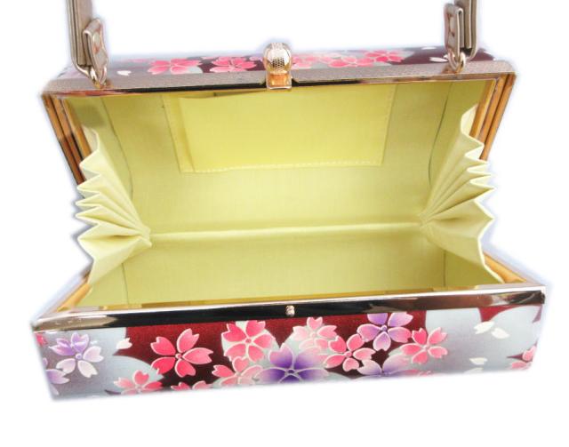 【訳有り 少難あり】 草履バッグセット 大きいサイズ ３Ｌ 26.5ｃｍ 濃赤色地桜さくら 日本製 振袖 成人式 卒業式 袴 着物 振袖用 XＬ