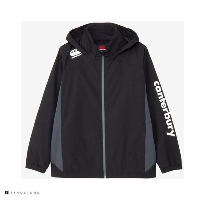カンタベリー トレーニングウェア スポーツウェア ラグビー ラグビーウインドジャケット（canterbury RUGBY WIND JACKET）RG74507 メンズ 19 BLACK フーディー ジップアップ