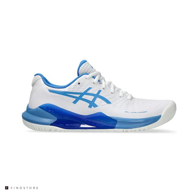 アシックス テニスシューズ オールコート用 ゲルチャレンジャー 14（ASICS GEL-CHALLENGER 14）1042A231 103 レディース WHITE/BLUE COAST