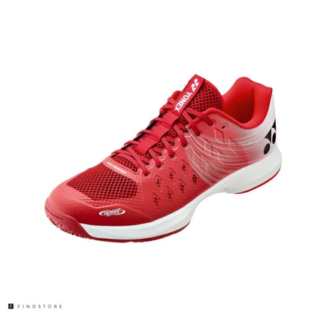 ヨネックス テニスシューズ オムニ・クレーコート用 パワークッションエアラスダッシュ 4 GC（YONEX POWER CUSHION AERUS DASH 4 GC）SHTAD4GC 114 ユニセックス WHITE/RED