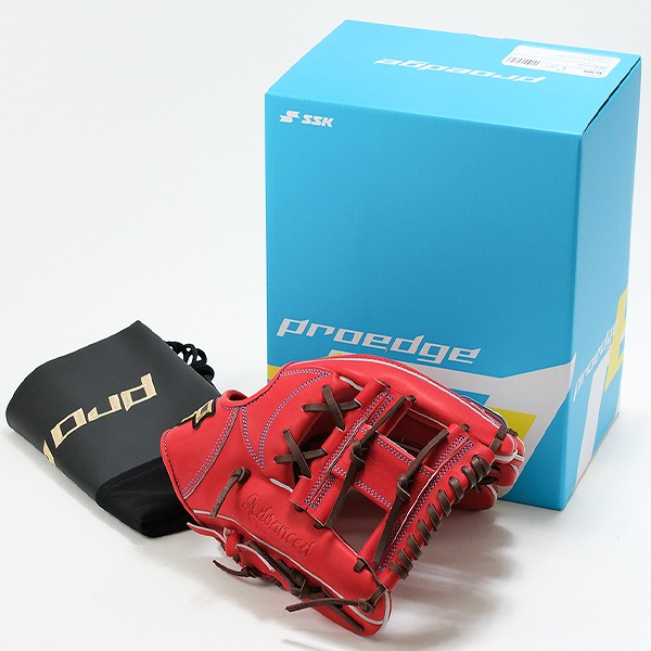 【交換往復送料無料】 野球 グローブ 硬式 大人 右投げ SSK プロエッジ アドヴァンスドシリーズ -L TYPE- 内野手用 サイズ5L Bオレンジ×ブラウン 高校野球対応 AKL74925 型付け可能(G) キャッチボール proedge