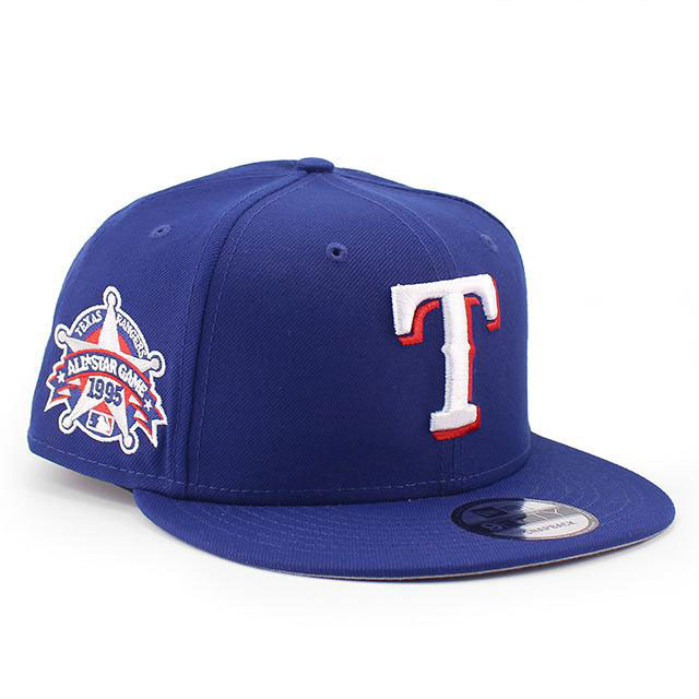 ニューエラ スナップバックキャップ 帽子 NEW ERA 9fifty メンズ レディース MLB テキサス レンジャーズ フリーサイズ [ bl ]