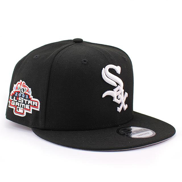 ニューエラ スナップバックキャップ 帽子 NEW ERA 9fifty メンズ レディース MLB シカゴ ホワイトソックス フリーサイズ [ bk ]