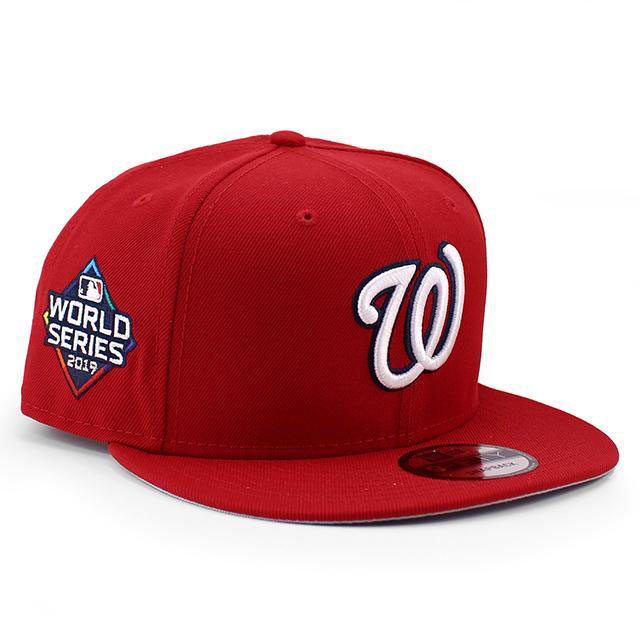 ニューエラ スナップバックキャップ 帽子 NEW ERA 9fifty メンズ レディース MLB ワシントン ナショナルズ フリーサイズ [ rd ]