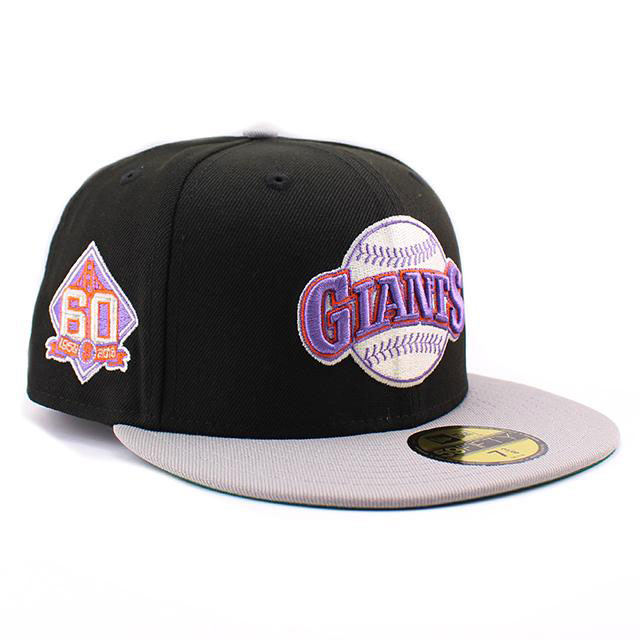 ニューエラ ベースボールキャップ 帽子 NEW ERA 59fifty メンズ レディース MLB サンフランシスコ ジャイアンツ 6 3/4-8 1/4 [ bk ]