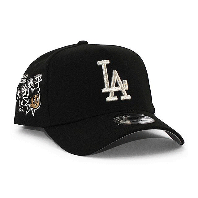 ニューエラ スナップバックキャップ 帽子 NEW ERA 9forty メンズ レディース MLB ロサンゼルス ドジャース フリーサイズ [ bk ]