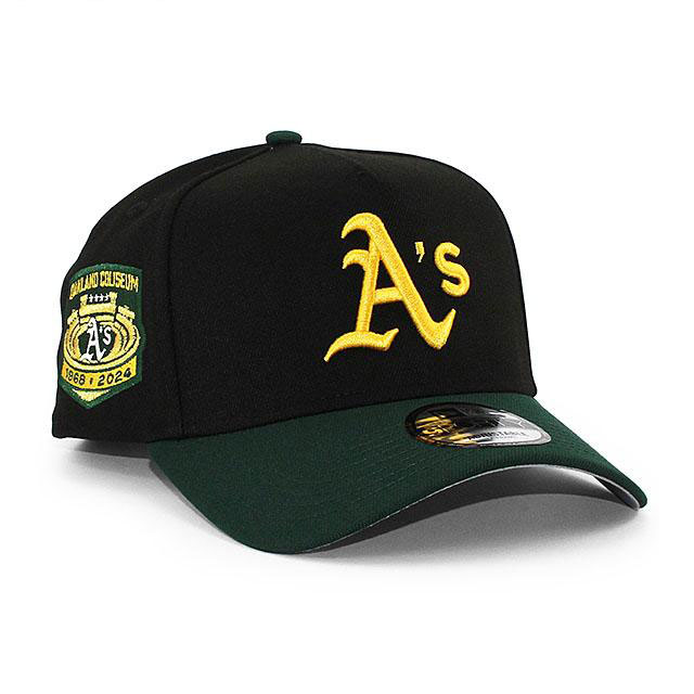 ニューエラ スナップバックキャップ 帽子 NEW ERA 9forty メンズ レディース MLB オークランド アスレチックス フリーサイズ [ bk ]